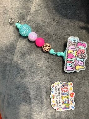 Other | Badge Reel With 2 Toppers Autism Support Tshirt | Poshmark